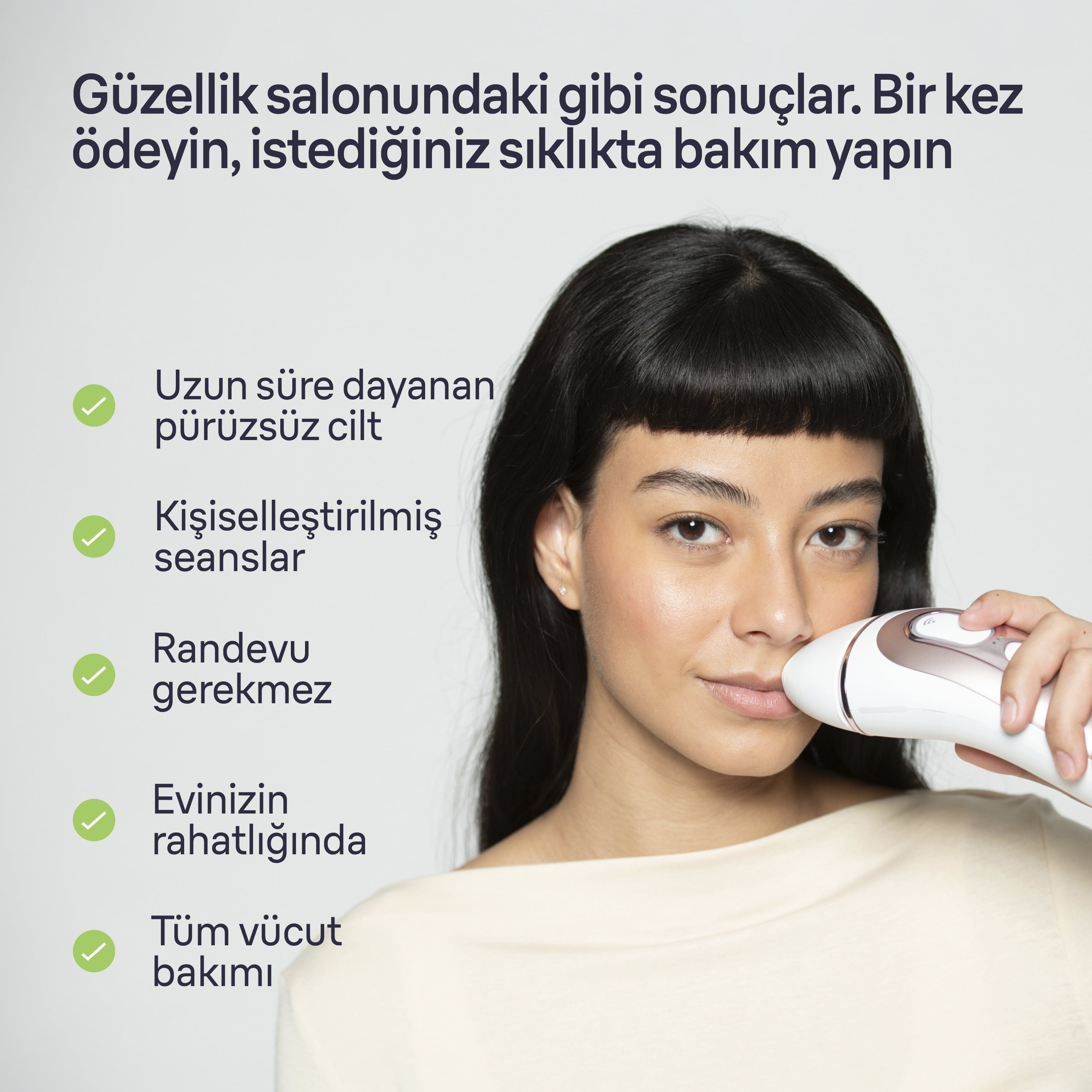 BRAUN PL7147 Smart IPL Skin I·Expert Pro 7, 2 Başlıklı Lazer Epilasyon ...