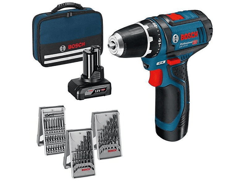 BOSCH PROFESSIONAL 0615990G6L Elektrische Handbohrmaschine, Schwarz ...