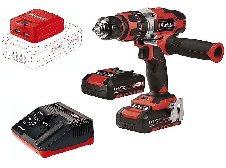 EINHELL 4513936 Elektrische Handbohrmaschine, Rot | MediaMarkt