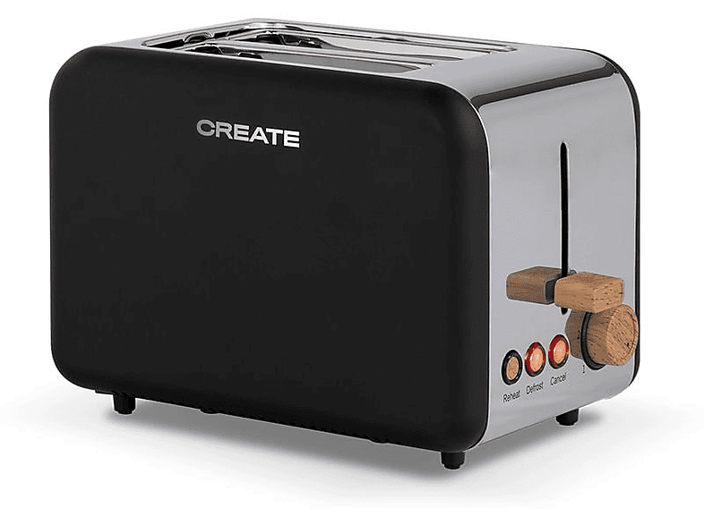 CREATE 137633 Toaster Silber (850 W, Schlitze: 2) | MediaMarkt