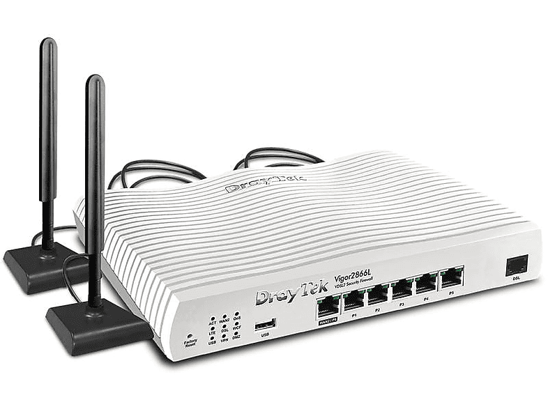 DRAYTEK Modem-Router, 1000 Mbit/s, MIMO, Weiss, 1.64 Modem-Router 1000 ...