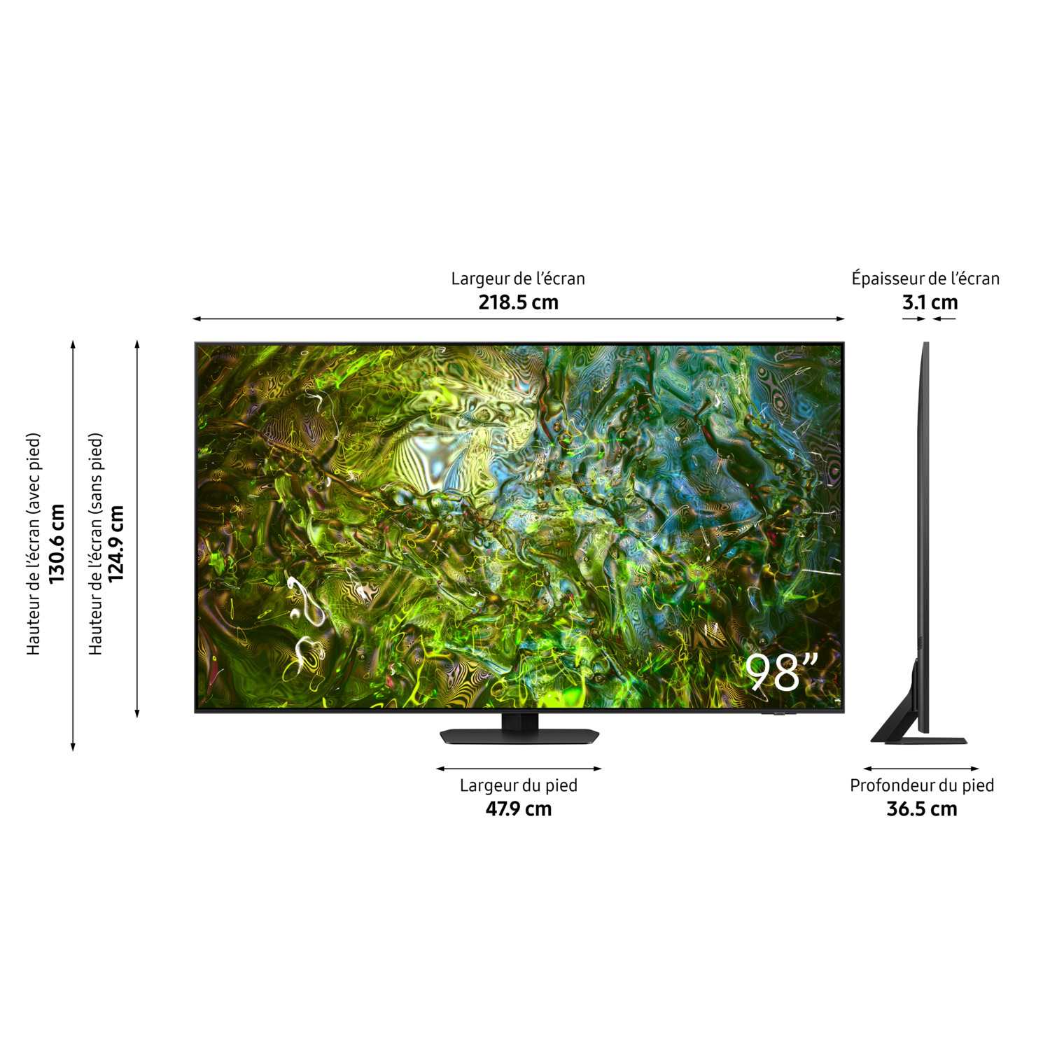 SAMSUNG 98" Neo QLED 4K Smart TV 98QN90D (2024) | Ultra HD 4K - TV Neo ...