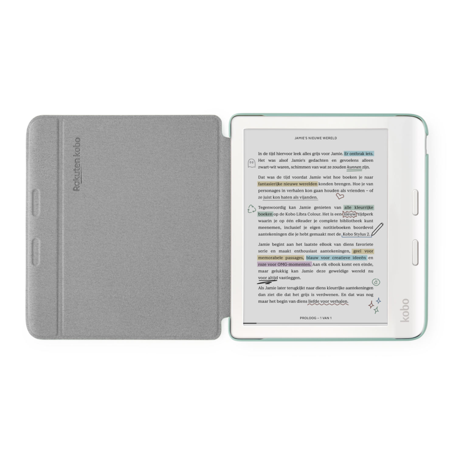 KOBO Basic Sleepcover voor Libra Colour Beschermhoes | MediaMarkt