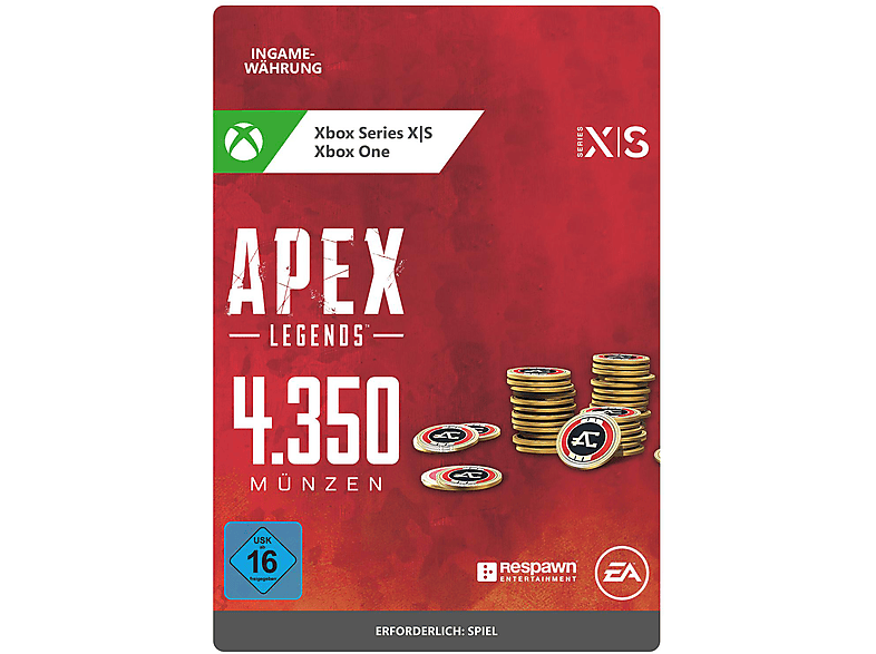 APEX LEGENDS 4350 COINS | [Xbox Series X|S & Xbox One] | MediaMarkt