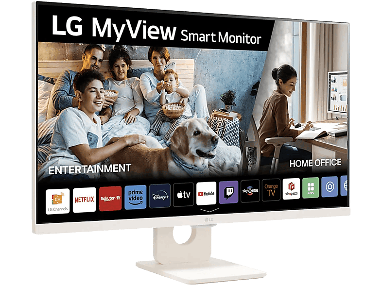 Monitor | LG 32SR50F-W, 32" Full-HD, 60 Hz, 5 ms, Smart Monitor, IPS ...
