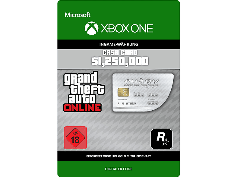 GTA V GREAT WHITE SHARK CARD | [Xbox One] | MediaMarkt