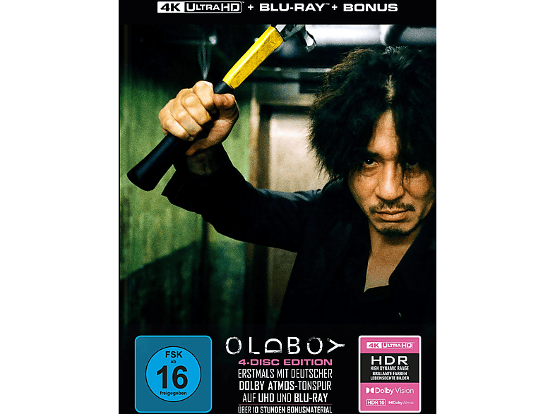 Oldboy 4 Disc Limited Collector's Edition [4K Ultra HD Blu-ray + Blu ...