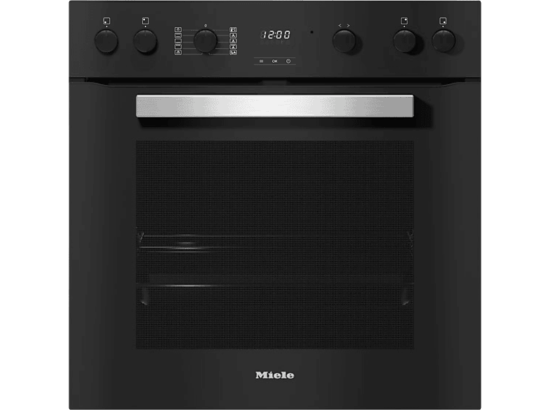 MIELE H 2457 EP ACTIVE Herd mit Pyrolyse (76 l, Obsidianschwarz, 595 mm ...