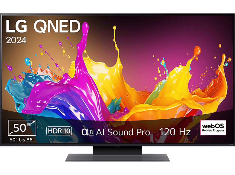 QNED TV LG 50QNED86T6A QNED TV (Flat, 50 Zoll / 127 cm, UHD 4K, SMART ...