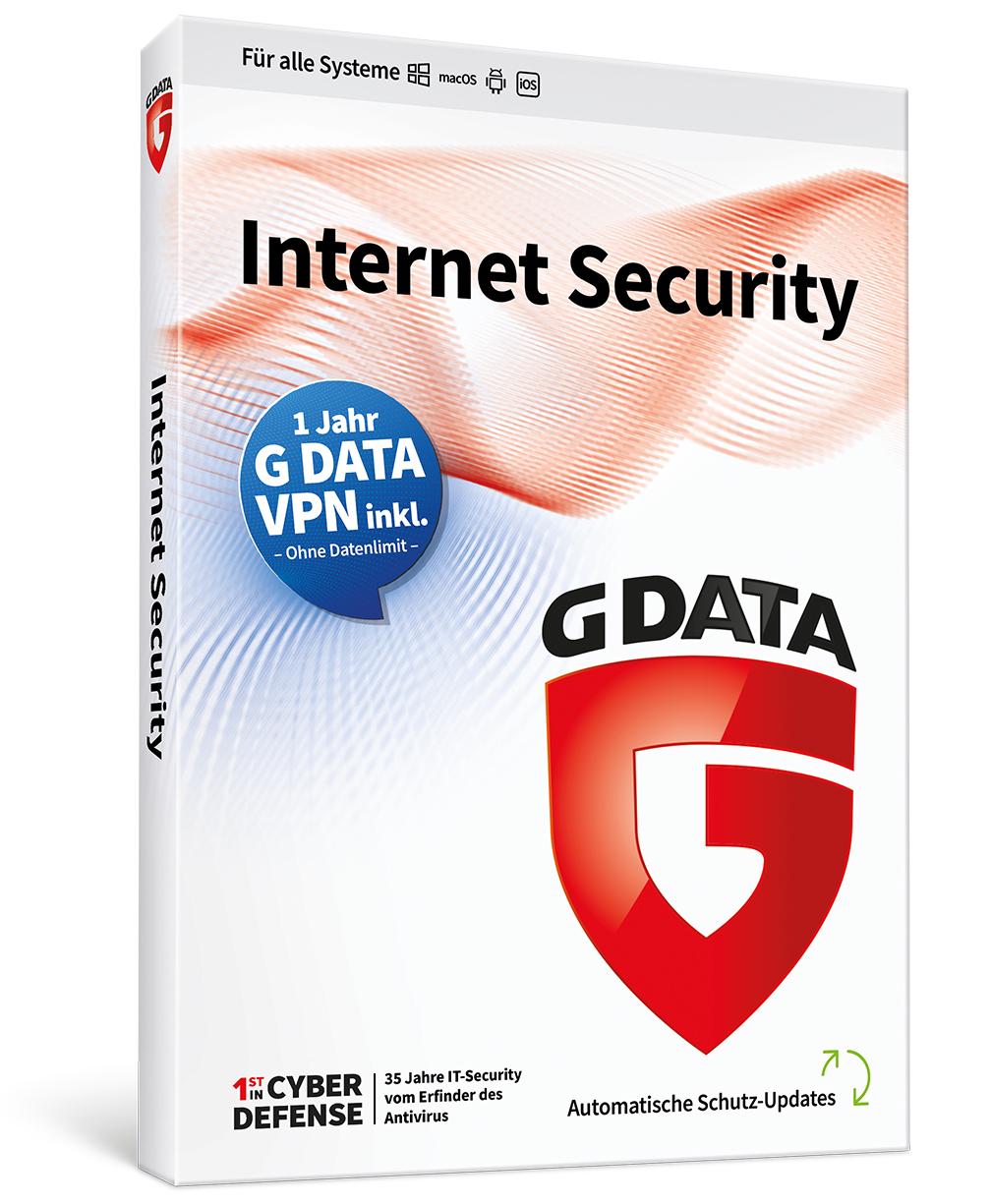 G DATA Internet Security 3 Geräte 1 Jahr + VPN | [PC] | MediaMarkt