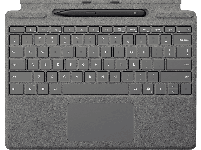 MICROSOFT Surface Pro Keyboard mit Slim Pen Tastatur Platin Tablet ...