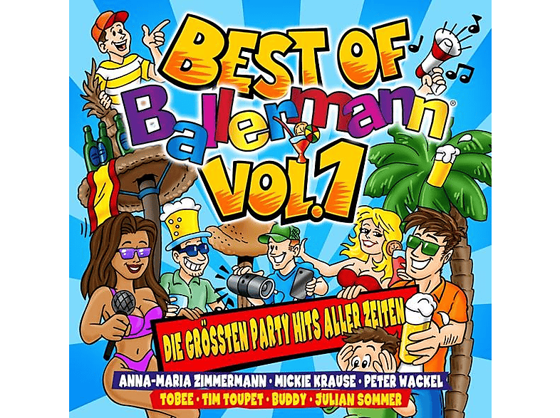 VARIOUS | Best Of Ballermann Vol.1 - Die Grössten Party Hits [CD ...