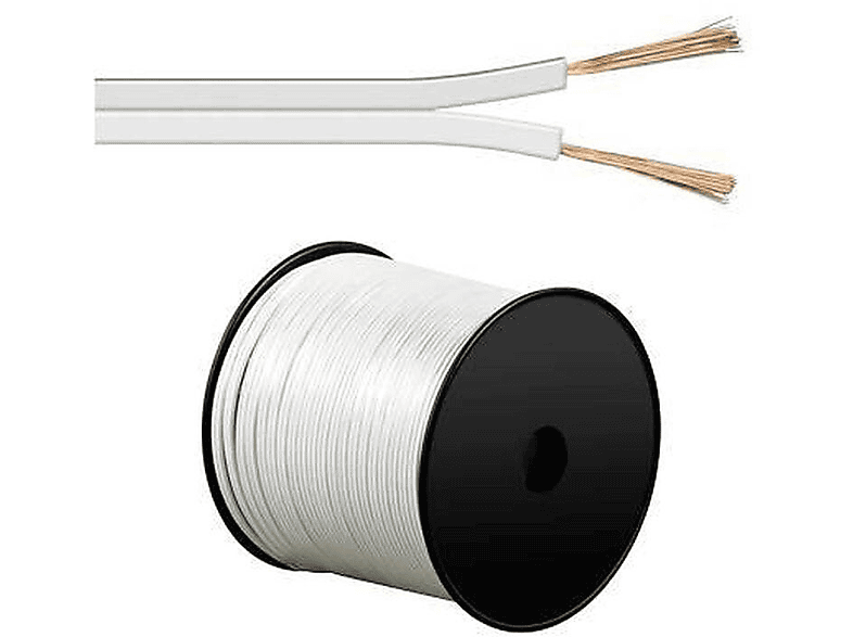 HDGEAR Kabel-Meterware | Purelink, Weiss, Kabel-Meterware, 25 m ...