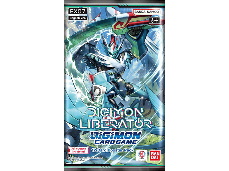BANDAI DIGIMON CARD GAME | Liberator Booster (EX07) (Einzelartikel) Sammelkarten | SATURN