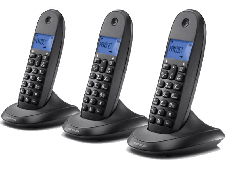 MOTOROLA C1003CB+ DECT Trio Huistelefoon | MediaMarkt