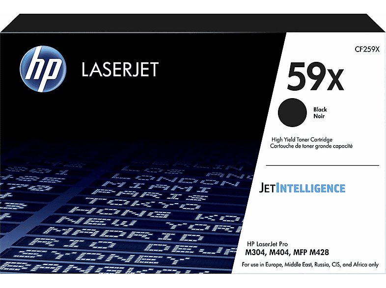 HP 59X Schwarz Original LaserJet Tonerkartusche mit hoher Reichweite ...