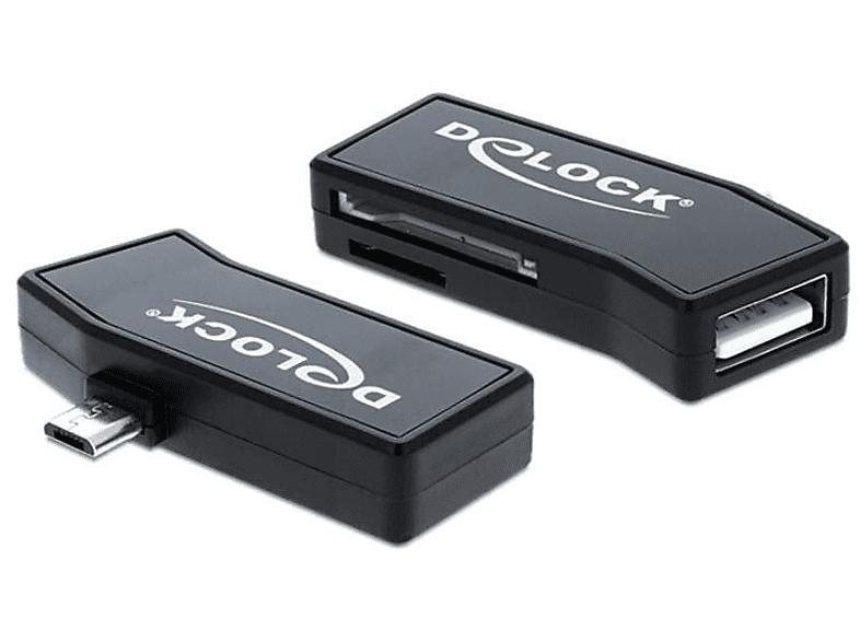 DELOCK Delock Card Reader Extern 91730 USB OTG mobiles Kartenlesegerät ...