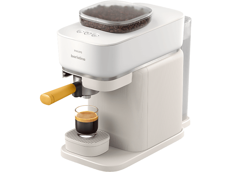 PHILIPS BAR300/03 Baristina Semi-automatische espressomachine Wit/geel ...