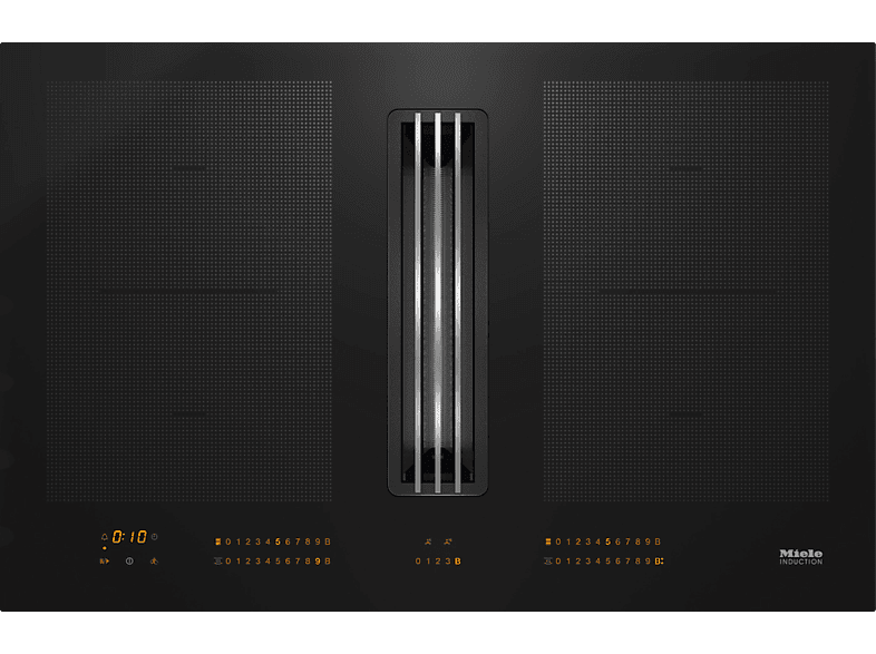MIELE KMDA 7634 FL Induktionskochfeld (800 mm breit, 4 Kochfelder ...