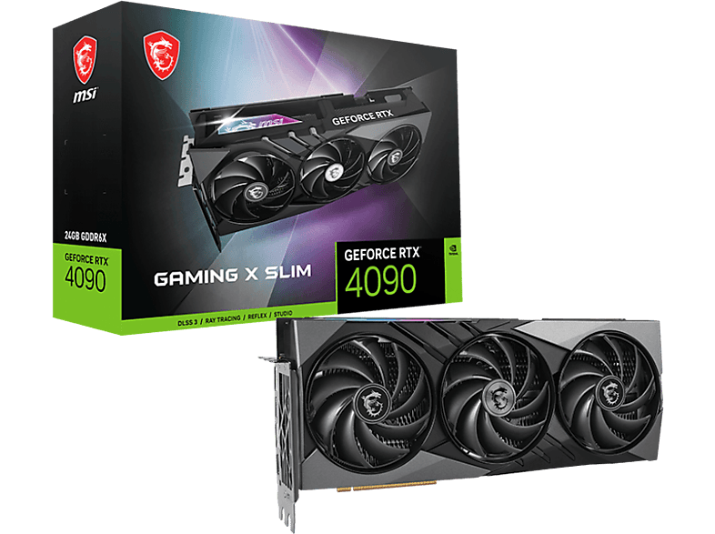 MSI GeForce RTX 4090 GAMING X SLIM 24G (NVIDIA, Grafikkarte) | MediaMarkt