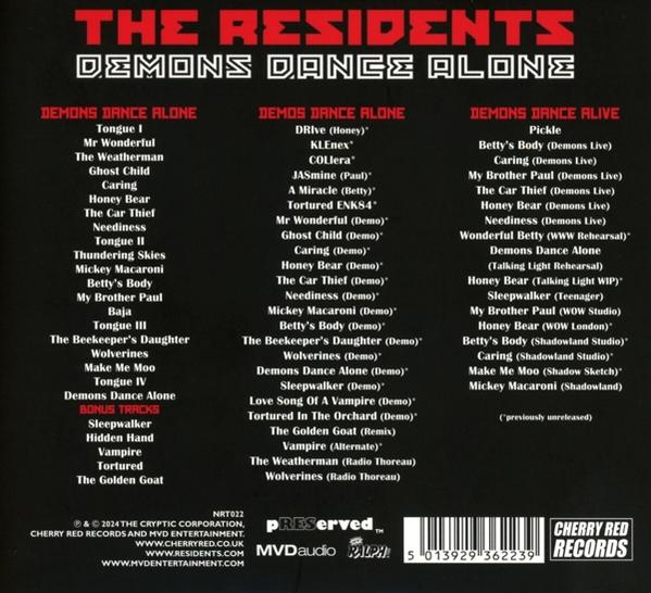 The Residents | Demons Dance Alone-Preserved Edition(3CD Edition) - (CD ...