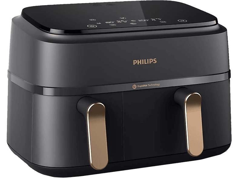 PHILIPS NA352/09 Heissluftfritteuse mit zwei Körben | MediaMarkt