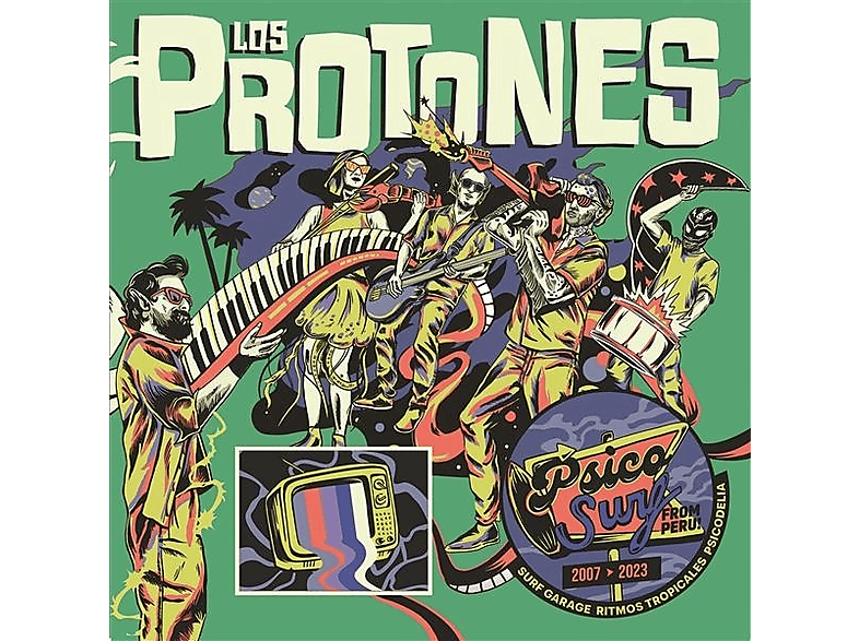Los Protones | Los Protones - Psico Surf (Splatter Vinyl) - (Vinyl ...