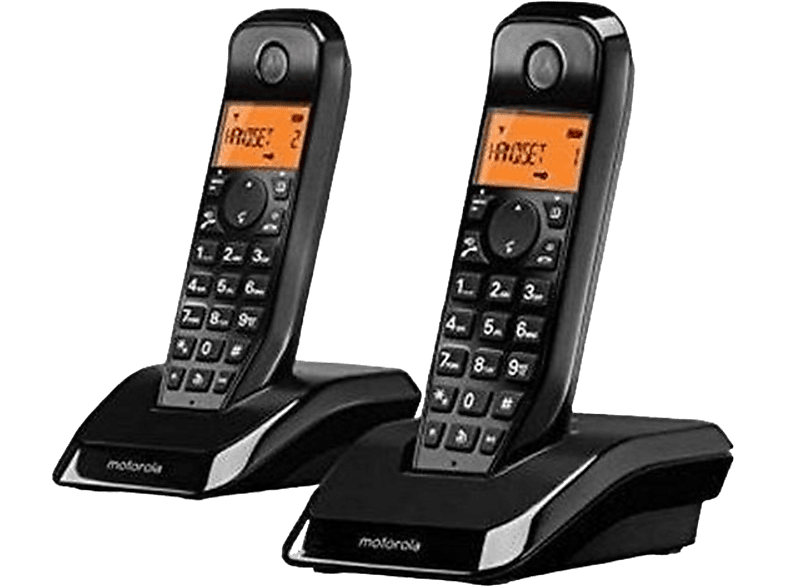 MOTOROLA S1202 Duo Zwart/Zwart Huistelefoon | MediaMarkt