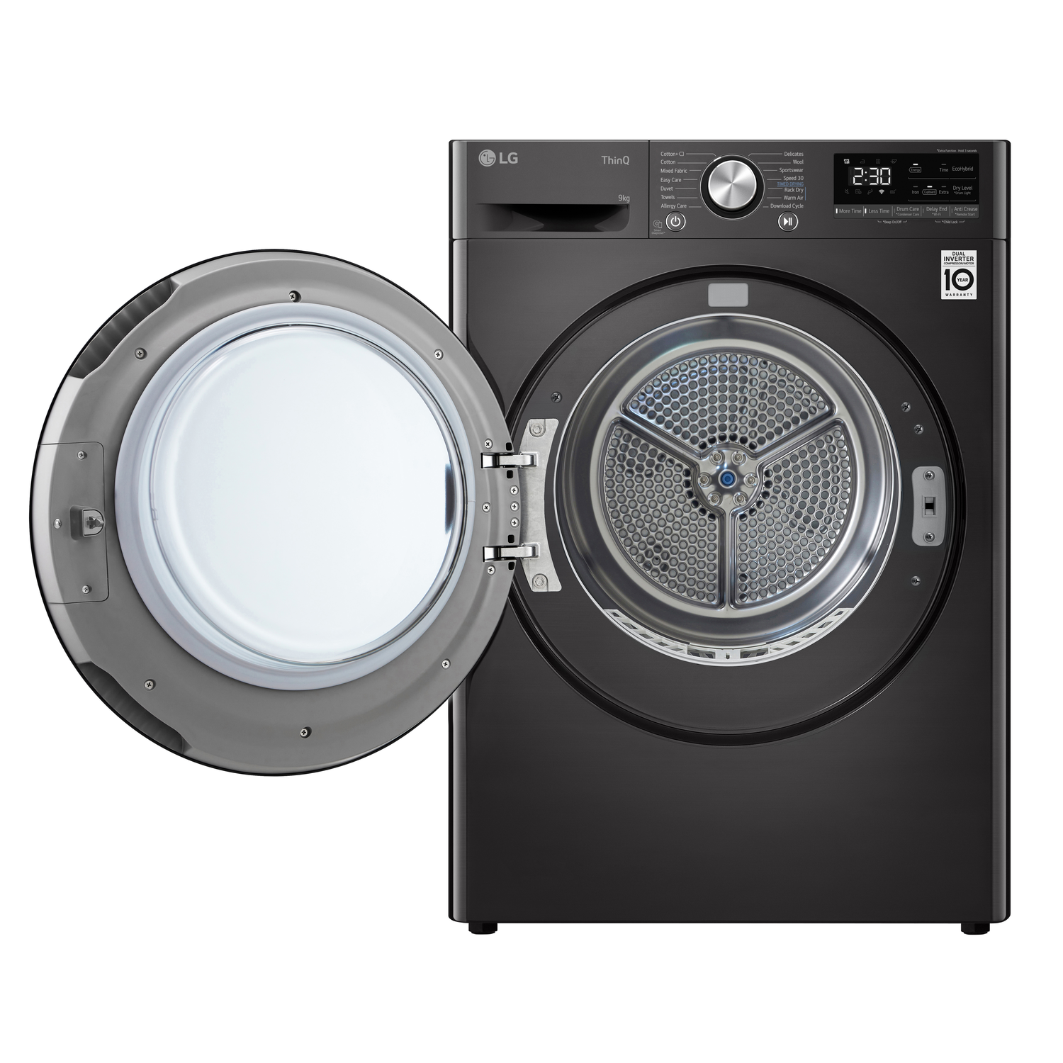 LG RH90V9ZVEN | Warmtepompdroger | 9 kg - 62 dB - Energielabel C kopen ...