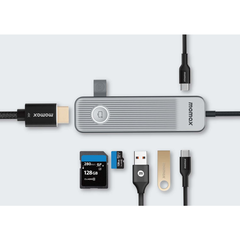 MOMAX Onelink 7 In 1 Usb-C Çoklayıcı Hub Fiyat & Özellik | MediaMarkt