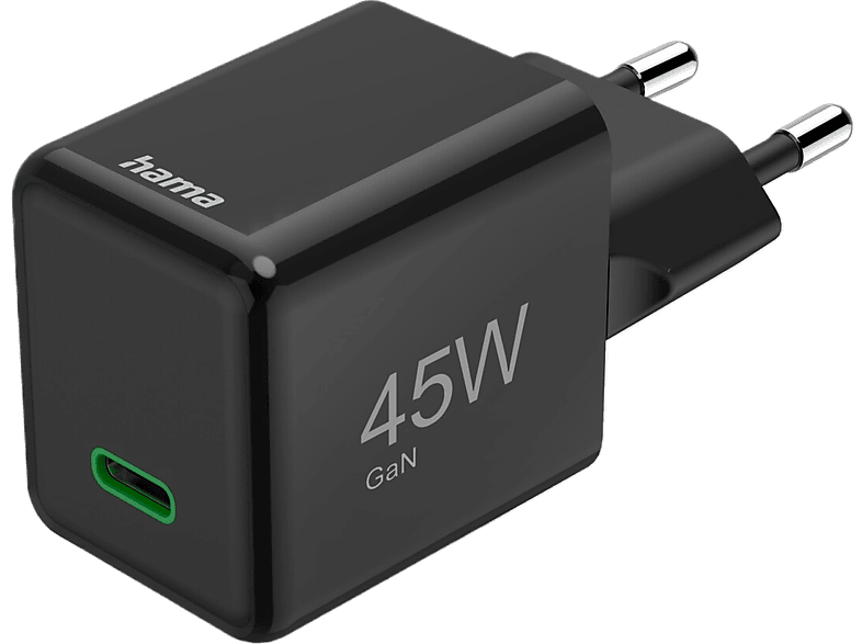 HAMA Oplader Mini USB-C 45W Zwart (201987) USB-C-oplader