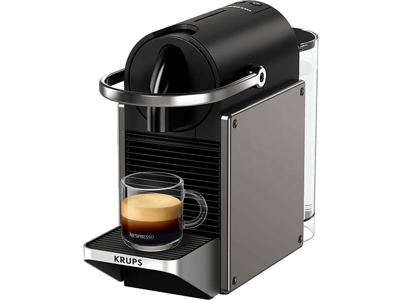 KRUPS XN306T Pixie Nespresso-Maschine Titan | MediaMarkt