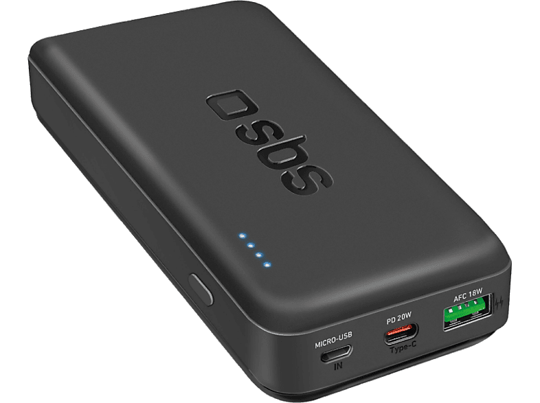 SBS 48072 Powerbank, 20.000 mAh, 20W USB-C PD, schwarz online kaufen ...