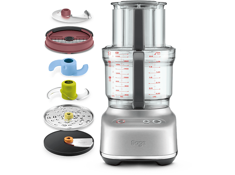 SAGE SFP638BSS2FEU1 the Paradice™ 9 Food Processor Silber (650 Watt ...