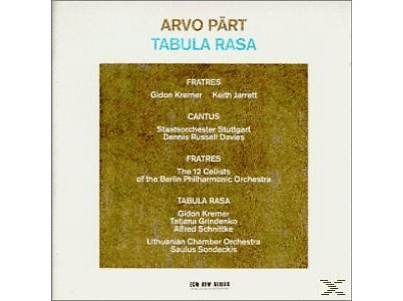 Arvo Pärt | Arvo Pärt: Tabula Rasa [Vinyl] | MediaMarkt