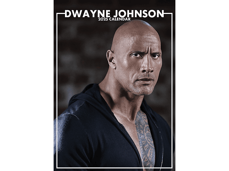 Dwayne Johnson | 2025 Calendar - A3-as naptár | MediaMarkt