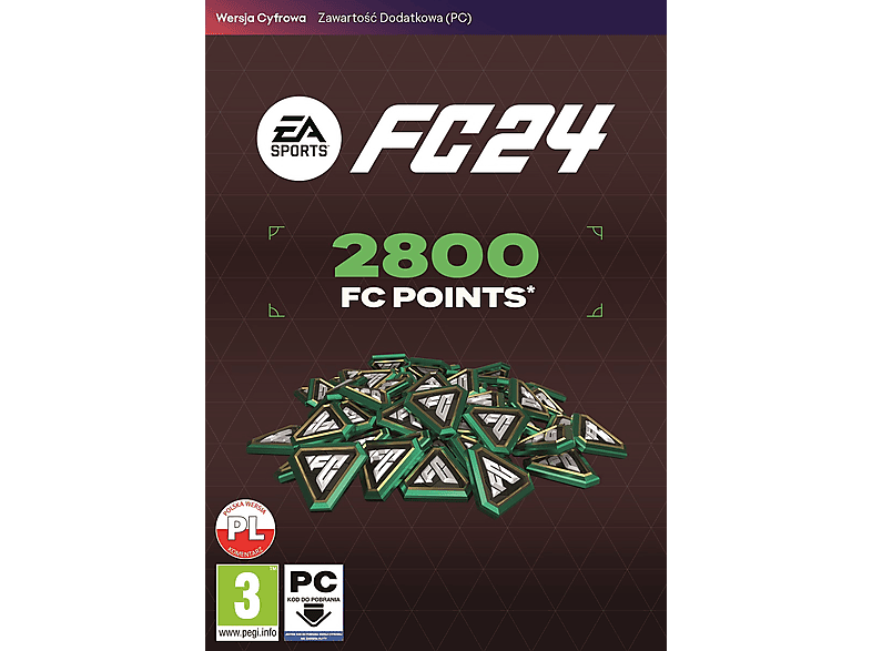 Karta Pre-paid FC 24 2800 Points PC | sprawdź cenę i opinie w MediaMarkt