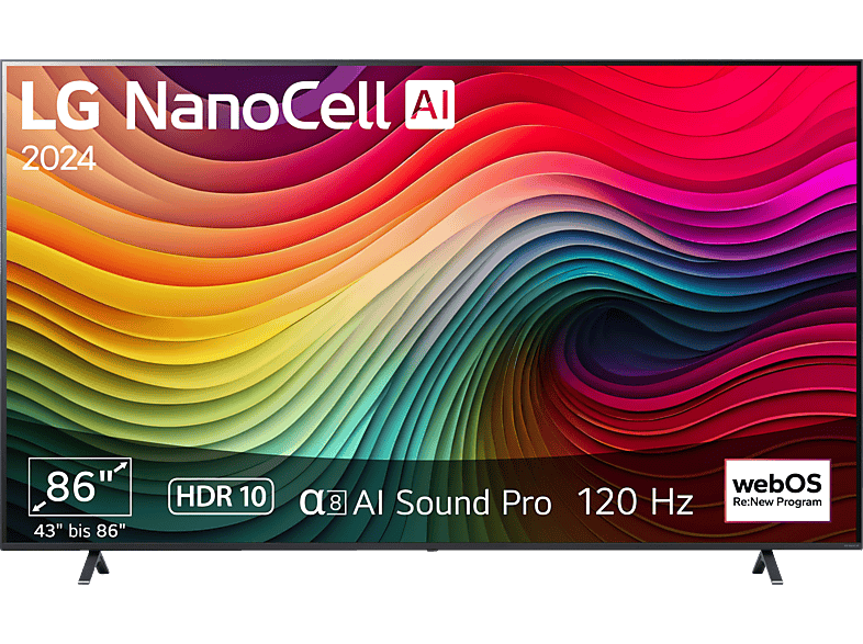 LG 86NANO81T6A NanoCell TV (Flat, 86 Zoll / 218 cm, UHD 4K, SMART TV ...