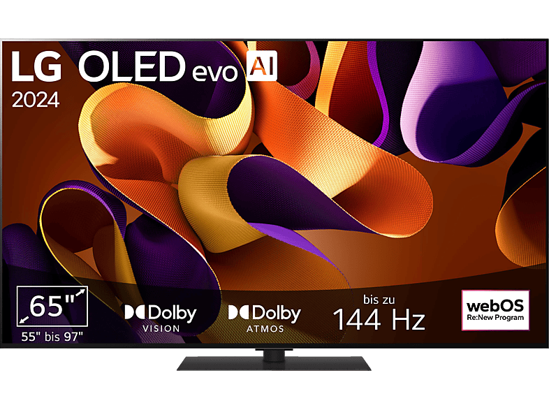 OLED evo TV LG OLED65G49LS OLED evo TV (Flat, 65 Zoll / 165 cm, OLED 4K ...