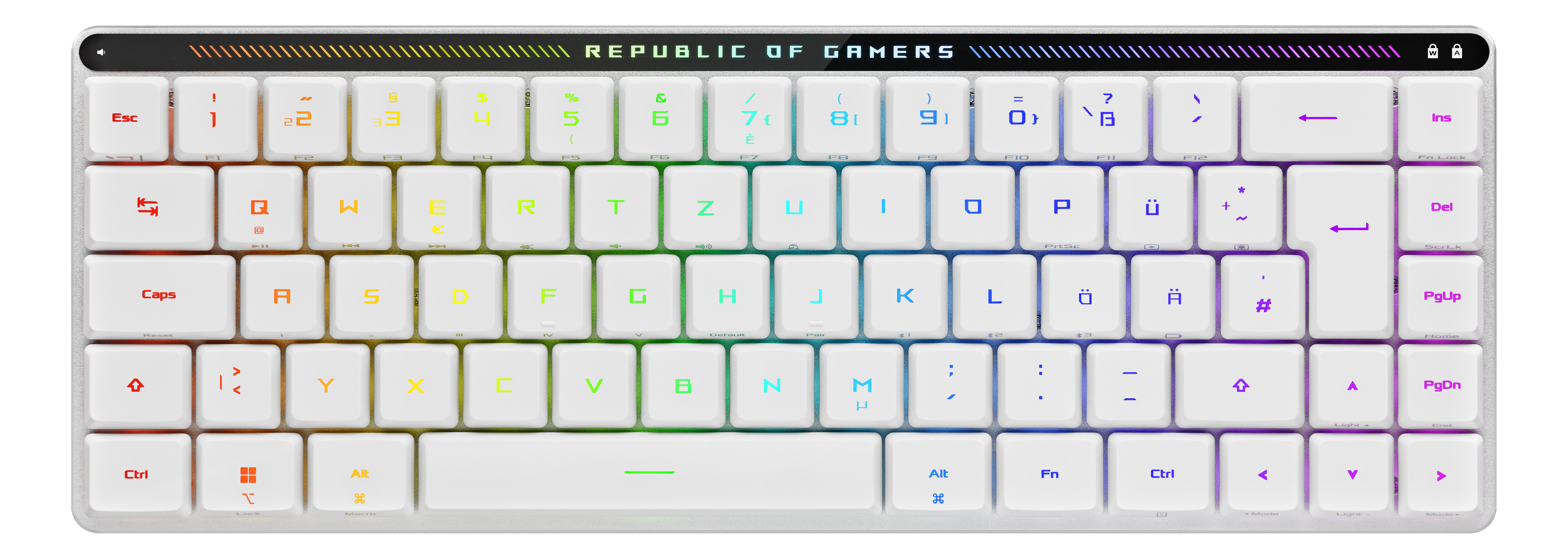 ASUS ROG Falchion RX Low Profile (DE Layout), Clavier Gaming, Avec ou ...