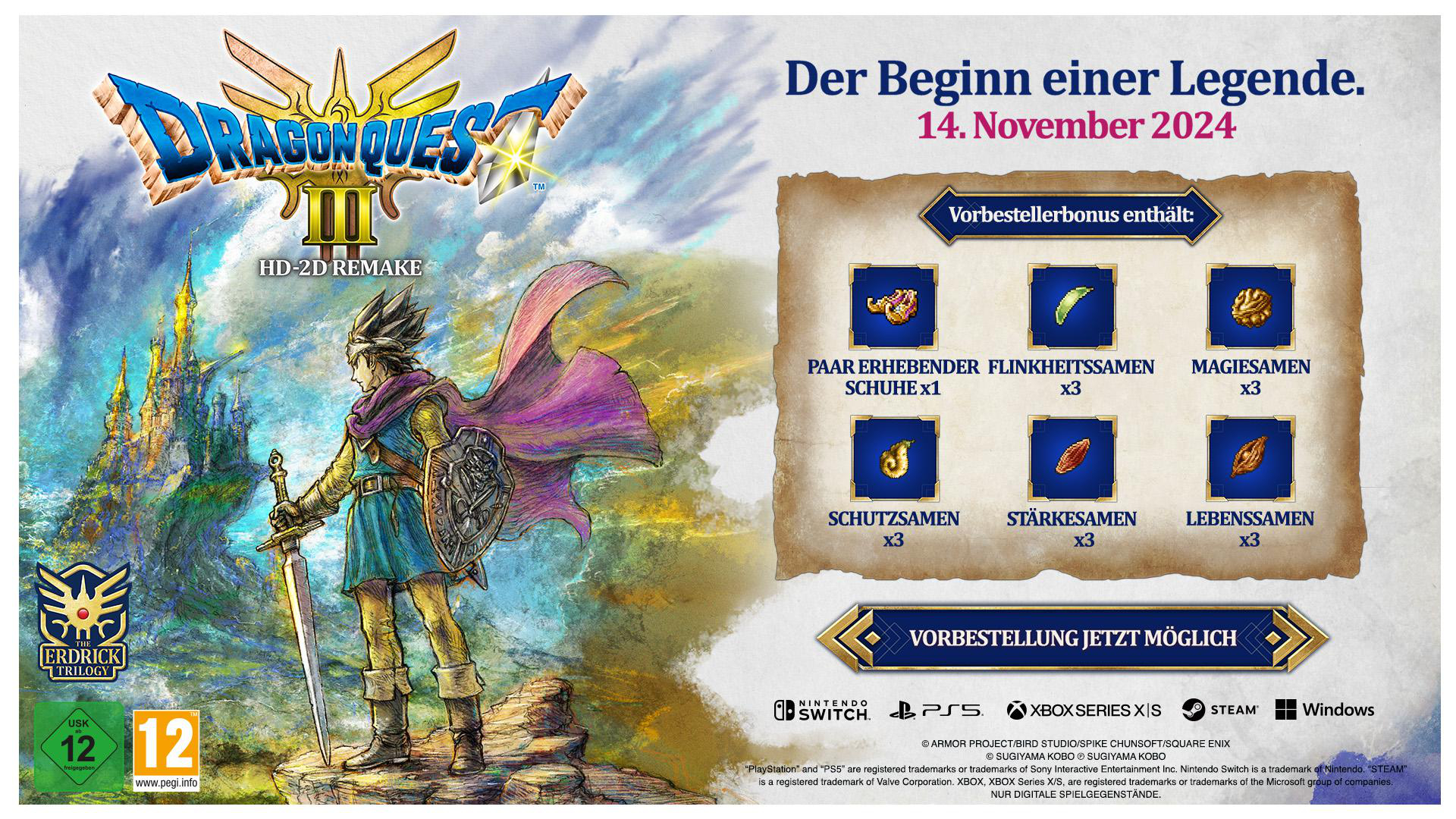 DRAGON QUEST 3 Remake | Nintendo Switch