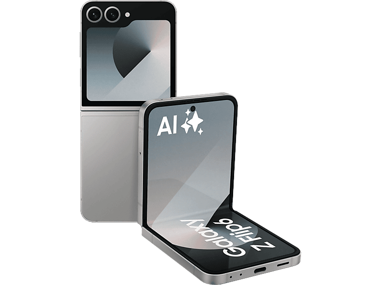 SAMSUNG Galaxy Z Flip6 256 GB Silver Shadow Dual SIM | MediaMarkt