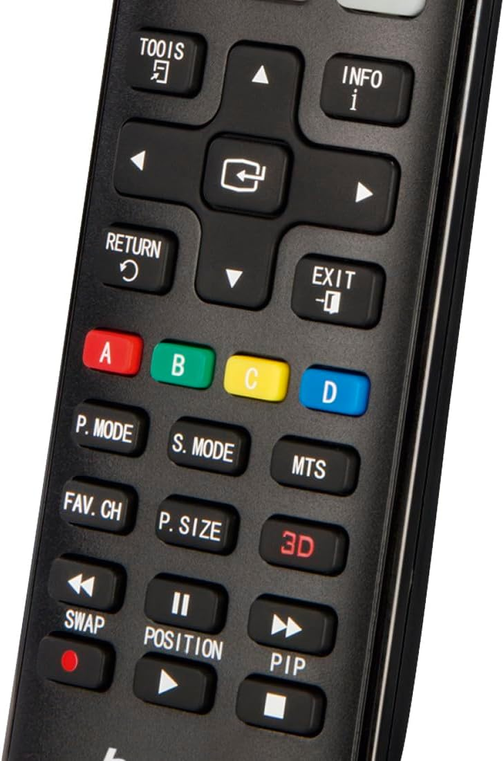 Mando a distancia | Hama 00221060, Para Samsung, Pilas AAA Micro, Negro