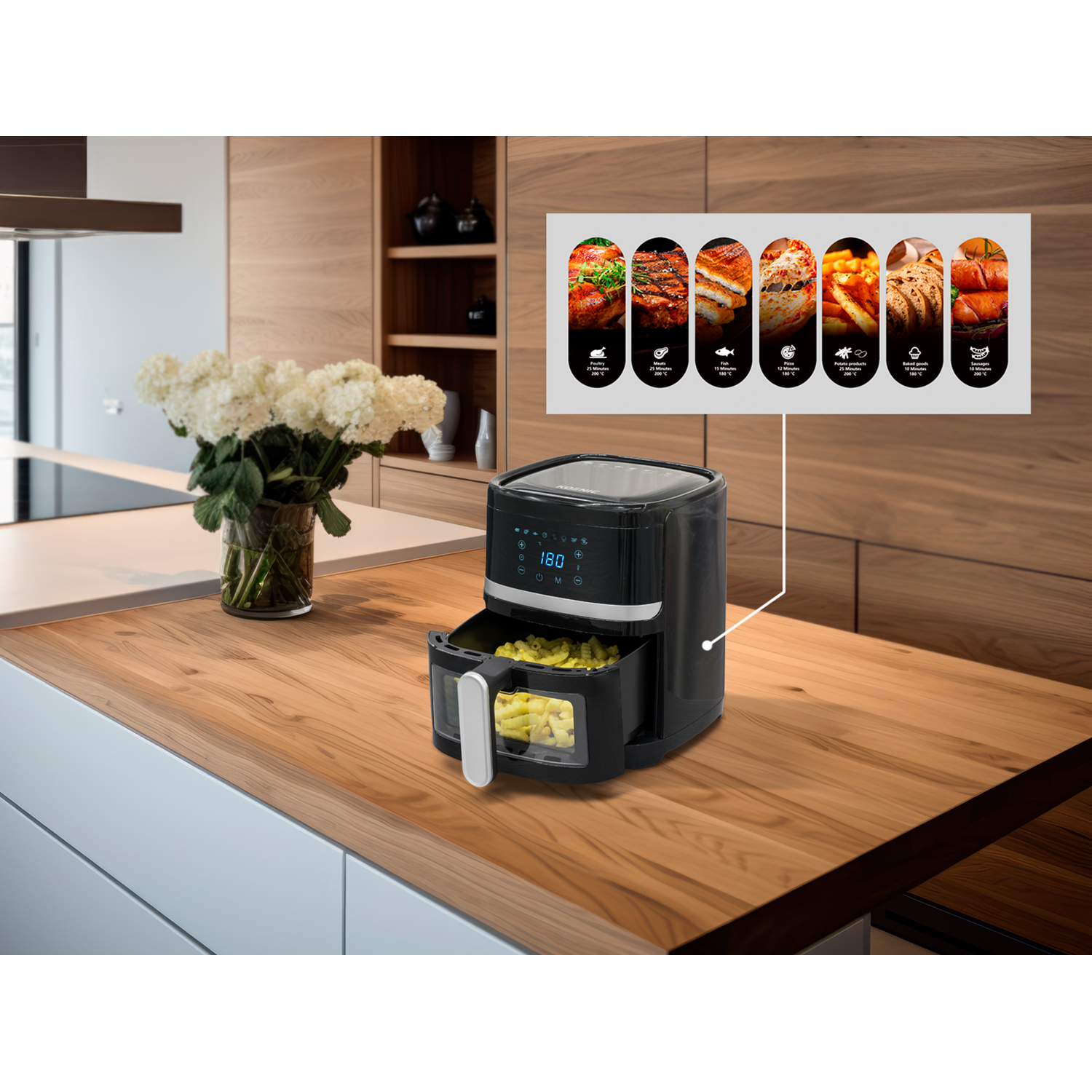 KOENIC KAF 41323 B Heteluchtfriteuse kopen? | MediaMarkt