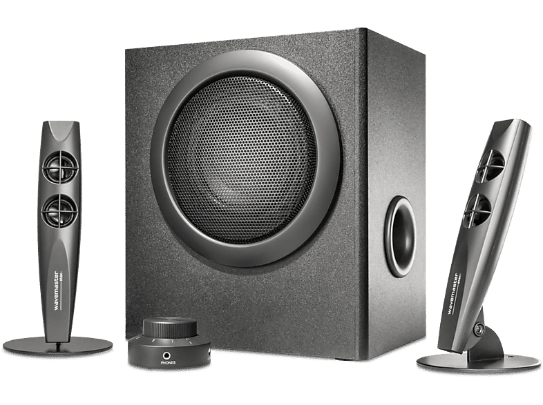 WAVEMASTER STAX 2.1 hangszórórendszer, 2x10W + 30W mélynyomó, RCA ...