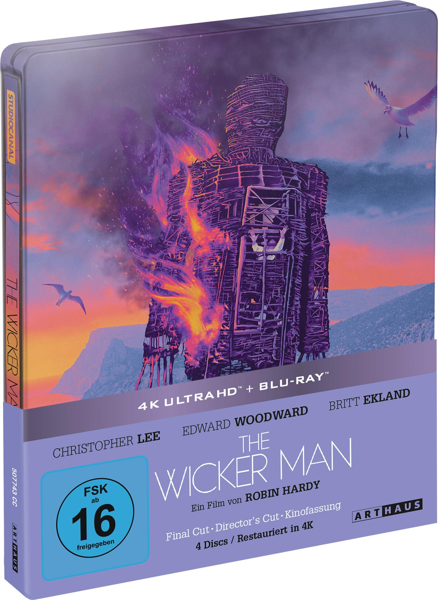 The Wicker Man Limited Steelbook Edition [4K Ultra HD Blu-ray + Blu-ray ...