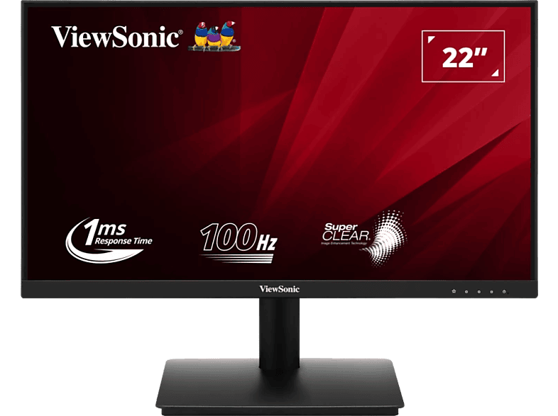 VIEWSONIC VA220-H 21,5'' Sík FullHD 100 Hz 16:9 VA LED Monitor | MediaMarkt