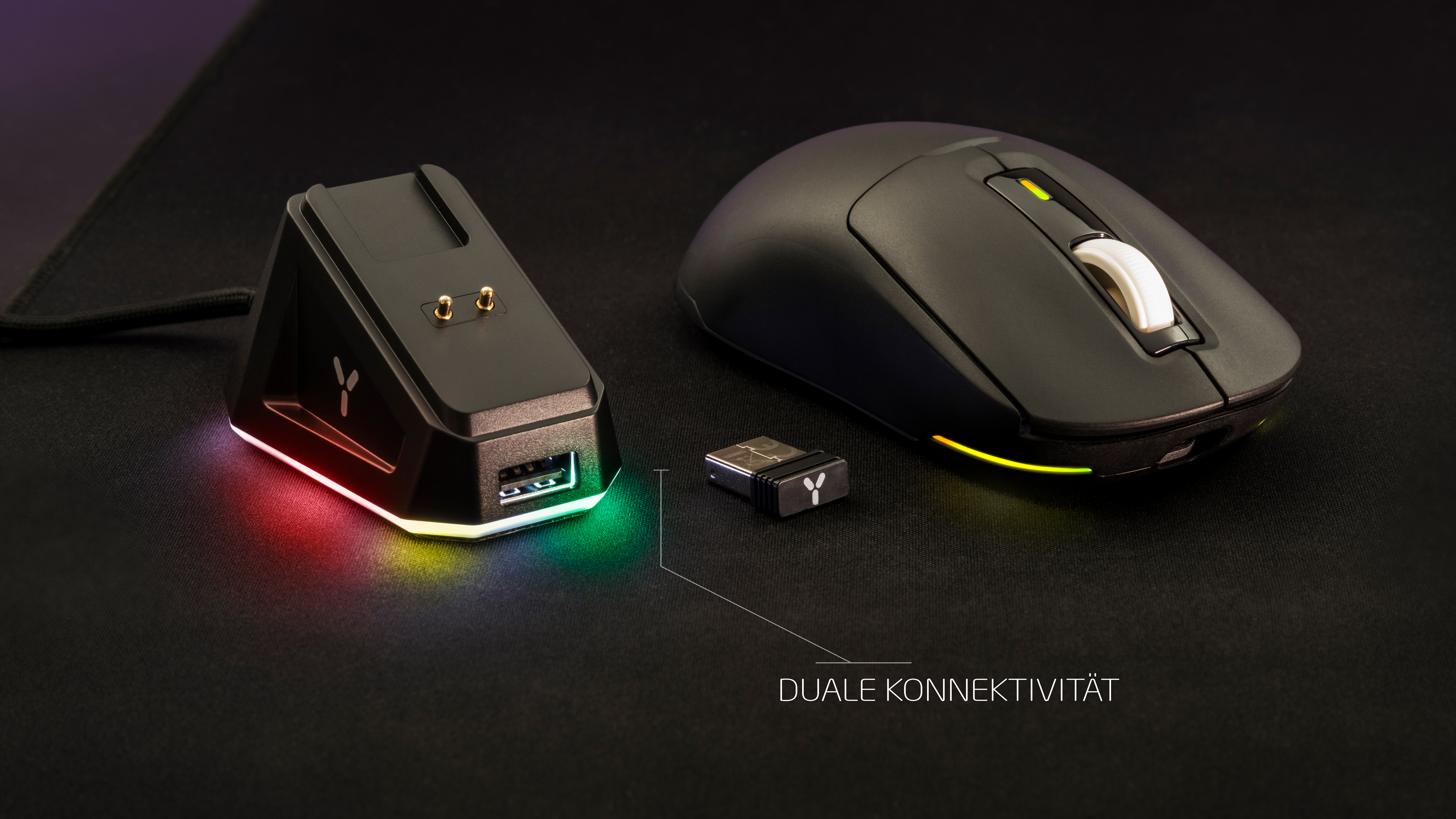 ISY IGM-6000-BK kabellose Gaming Maus, Schwarz Gaming Mäuse | MediaMarkt