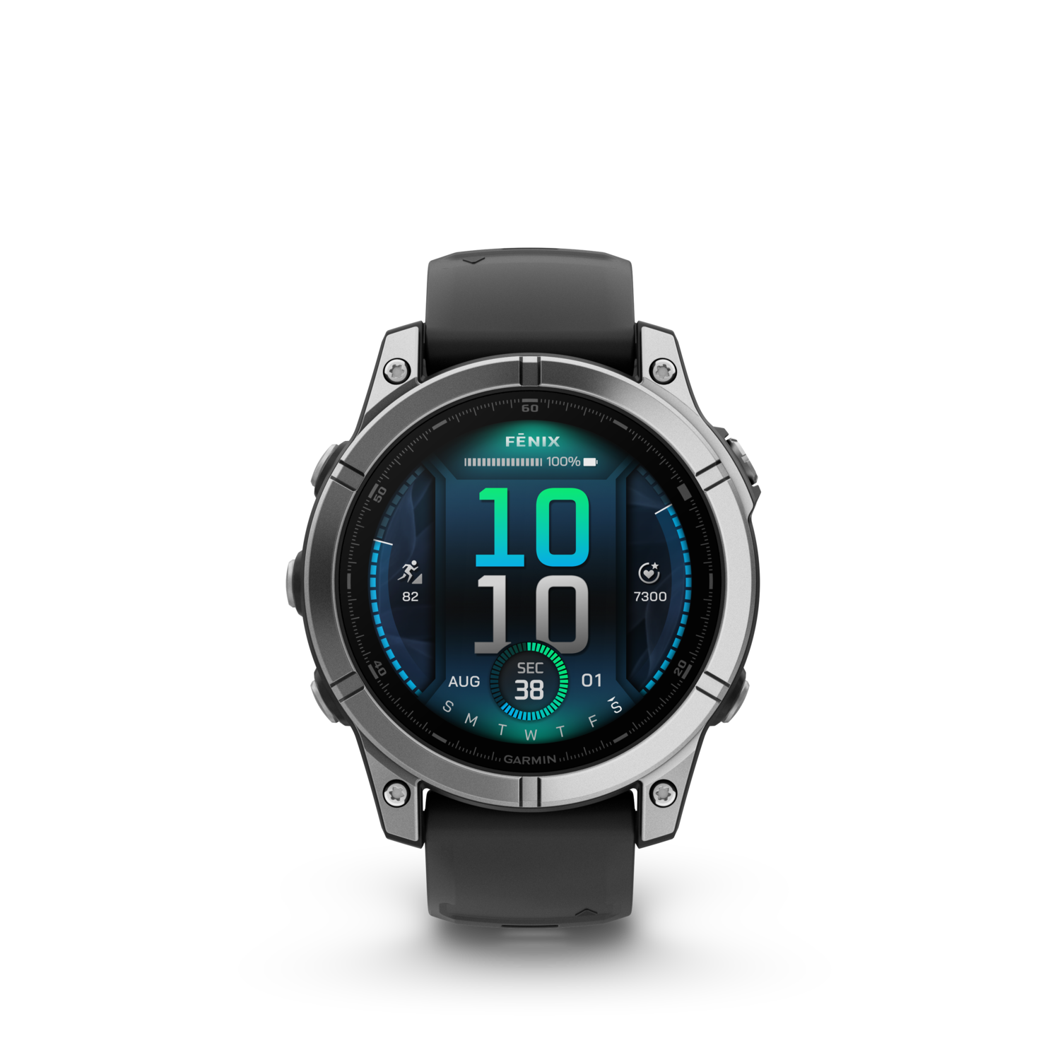 GARMIN fenix E RVS Smartwatch Zilver-Zwart | MediaMarkt
