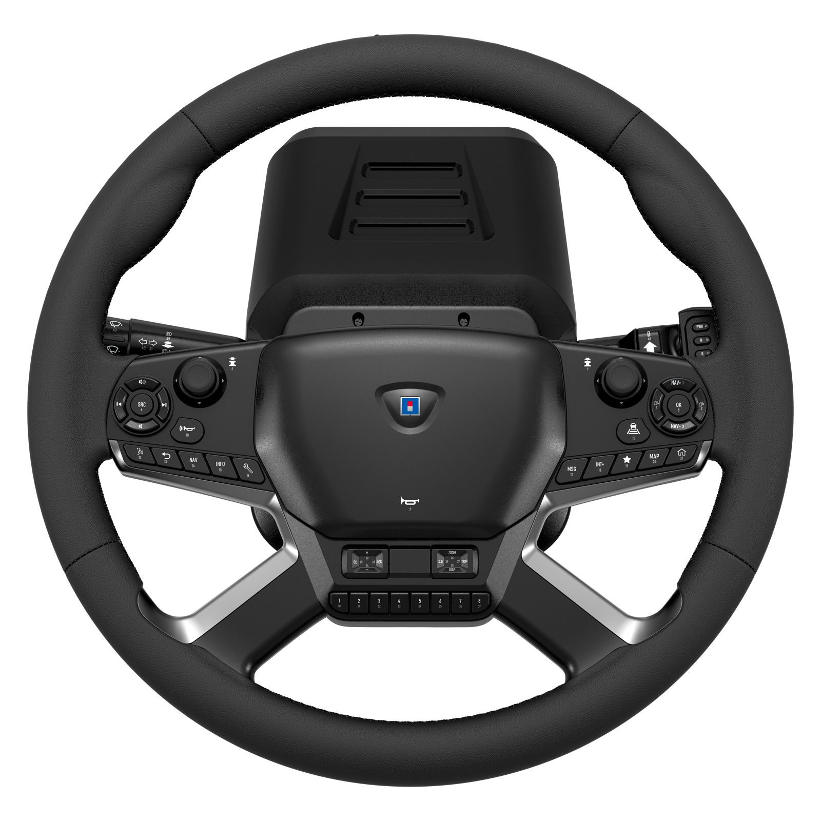 HORI Force Feedback Truck Control System Gaming-Lenkrad PC Lenkräder ...